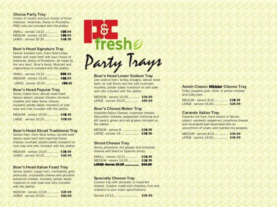 Deli | P&C Fresh Markets